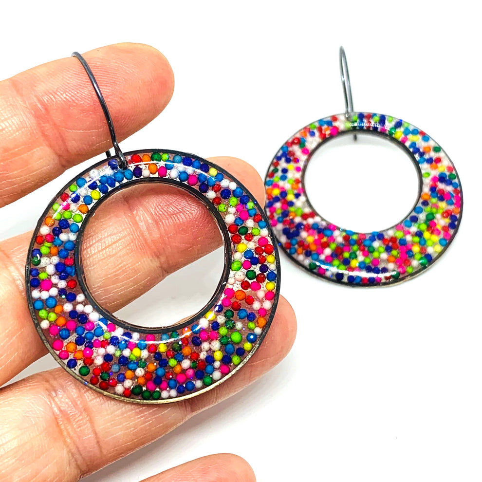 Sprinkles Loop Earrings – Glitterlimes